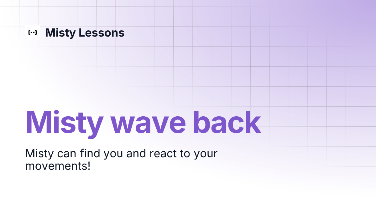 Misty wave back | Misty Lessons