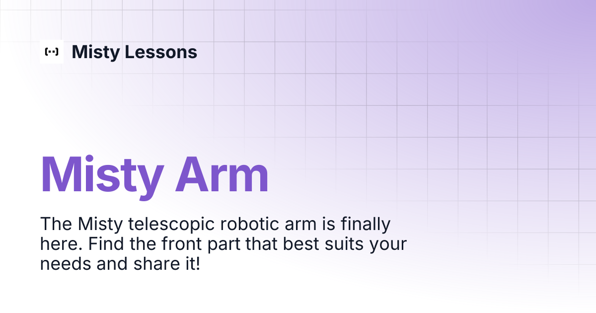 Misty Arm | Misty Lessons